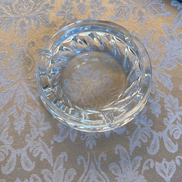 Accents | Vintage Fancy Cut Glass Ashtray | Poshmark